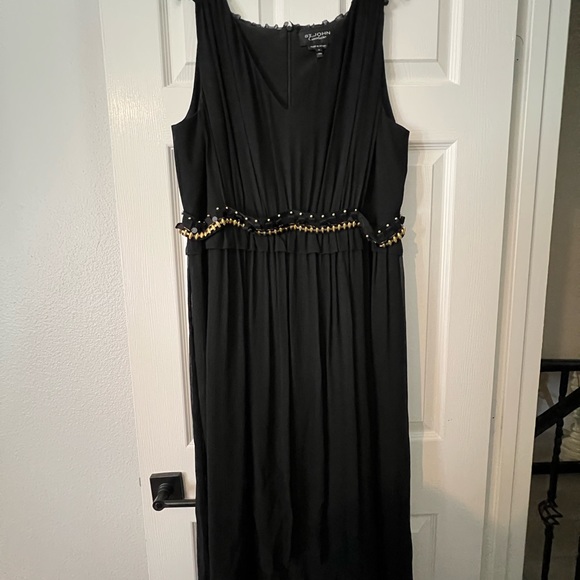 St. John | Dresses | St John Couture Caviar Dress With Hand Beads ...